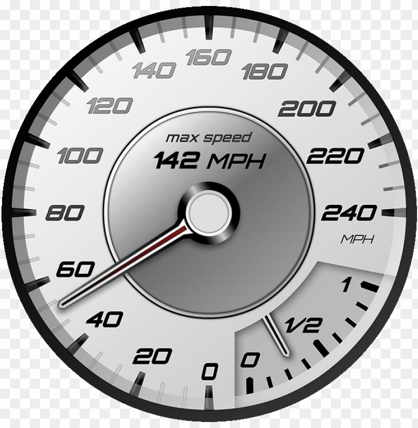 Free download | HD PNG high performance speedometer with mph reading ...