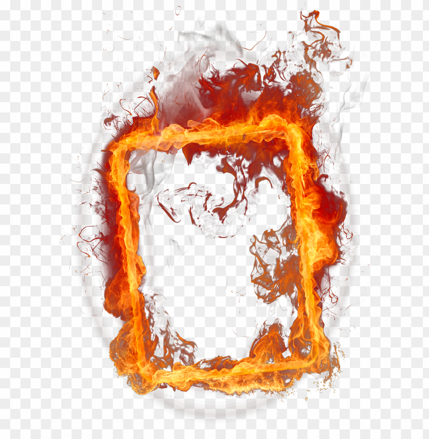 Free download | HD PNG burning flame frame with fire border png PNG ...