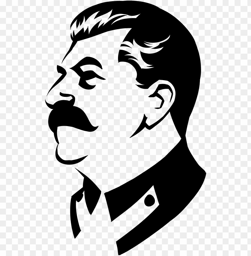 Free download | HD PNG joseph stalin black and white portrait clipart ...