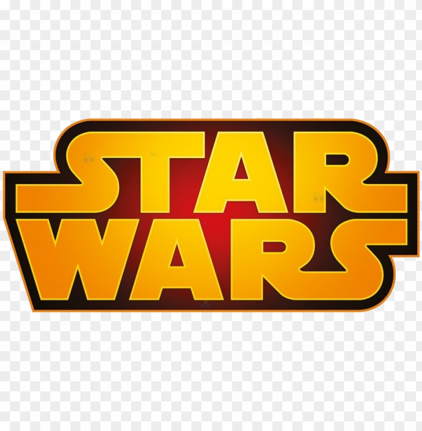 Free download | HD PNG star wars logo with yellow glow | TOPpng