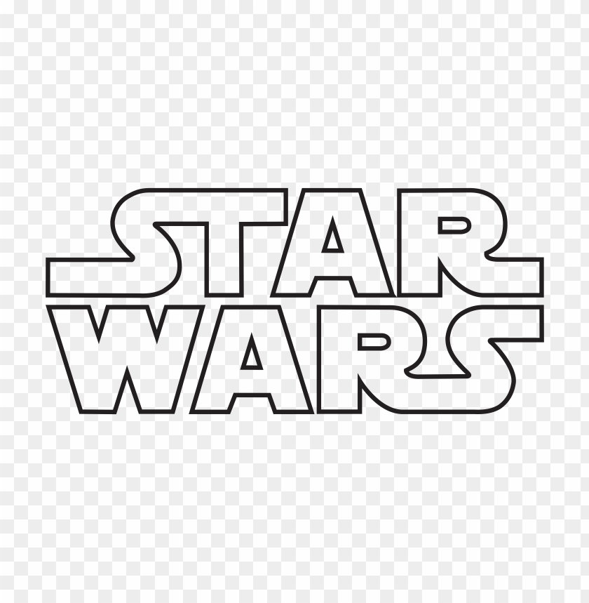 Free download | HD PNG outlined star wars logo png | TOPpng