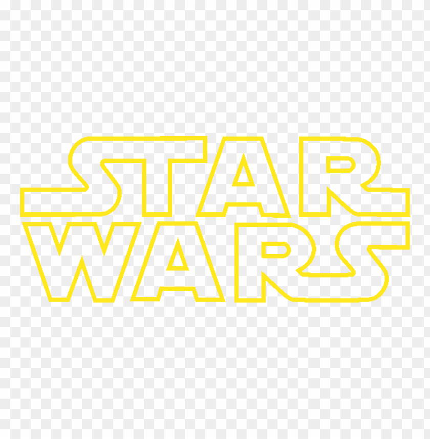 Free download | HD PNG bold yellow star wars logo | TOPpng