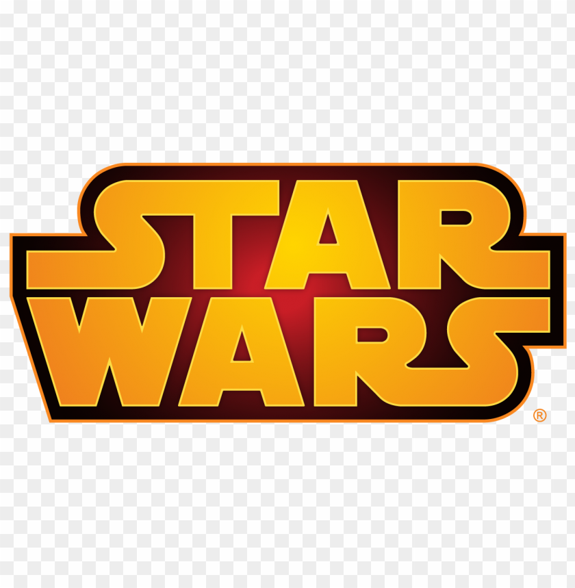 Free download | HD PNG classic yellow and red star wars logo | TOPpng