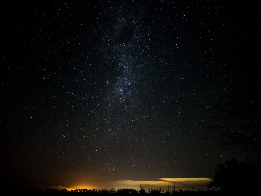 Free download | HD PNG starry sky night horizon shine night landscape ...