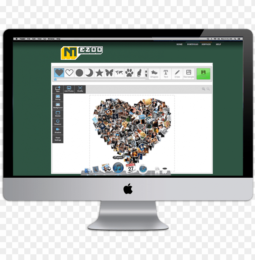 Free download | HD PNG start now imac collage long computer monitor PNG ...