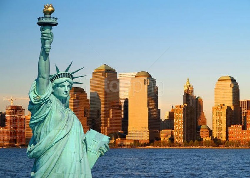 Free download | HD PNG statue of liberty skyline 4k wallpaper ...