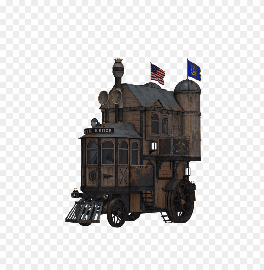 Free download | HD PNG Transparent PNG image Of steampunk style train ...