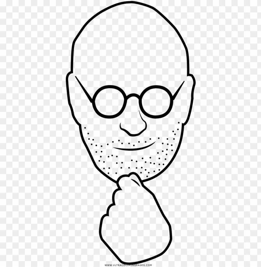 Free download | HD PNG steve jobs coloring page line art PNG ...