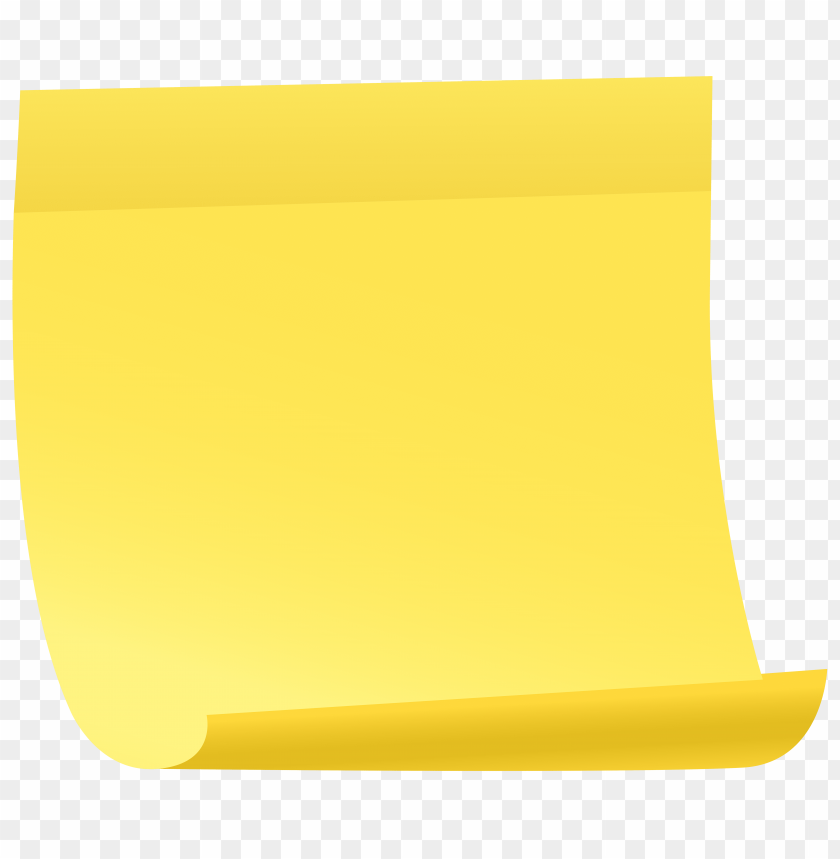 Free download | HD PNG yellow sticky note for messages png clipart png ...