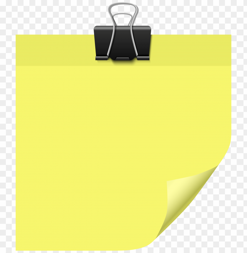 Free download | HD PNG yellow sticky note with clip png clipart png ...