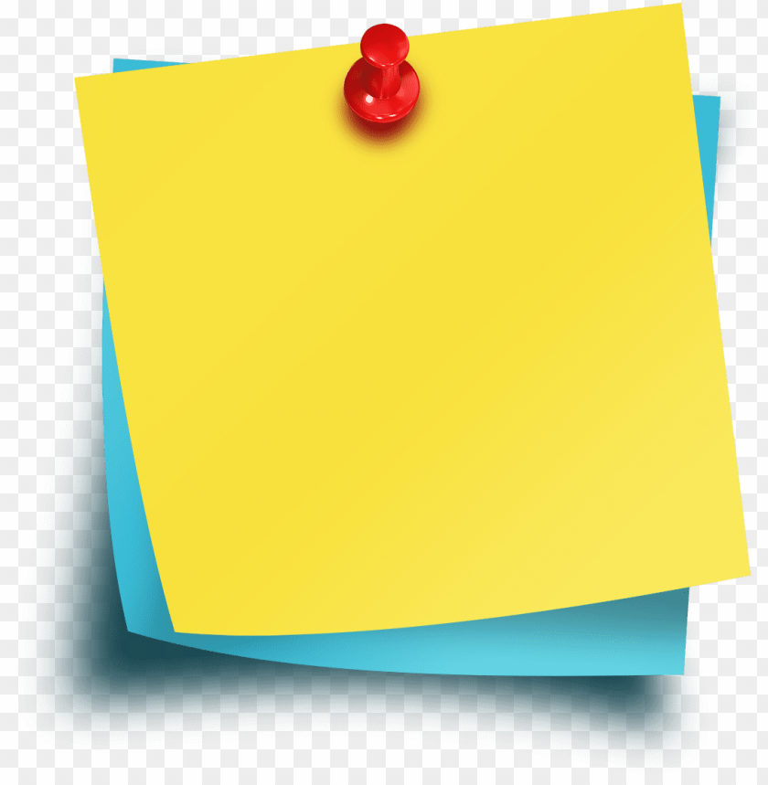 Free download | HD PNG sticky notes with thumbtack psd template PNG ...