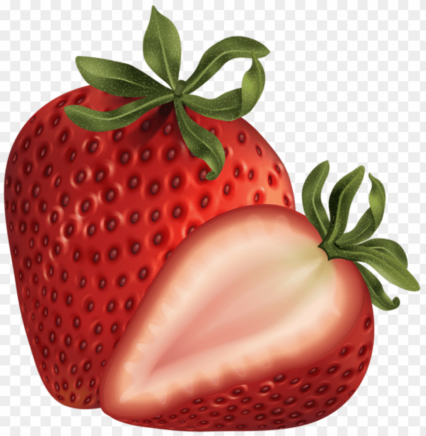 Free download | HD PNG sliced strawberry with juicy texture | TOPpng