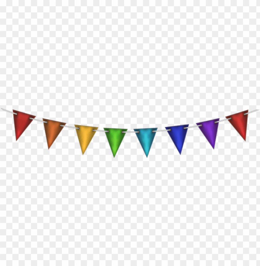 Free download | HD PNG streamer png with colorful triangle flags png ...