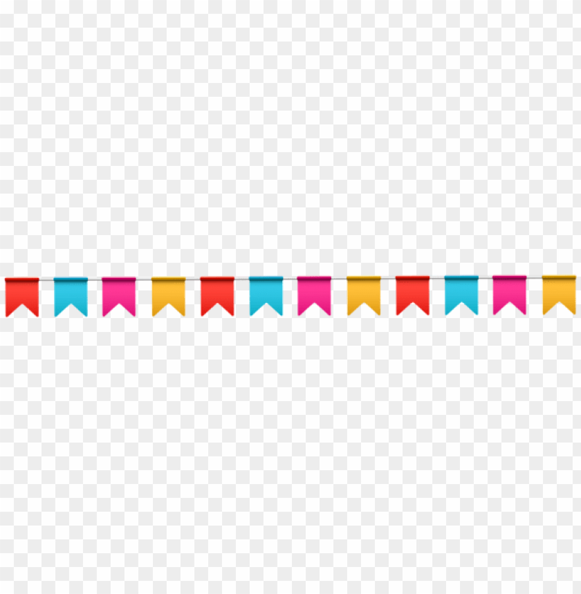 Free download | HD PNG transparent party streamer with colorful flags ...