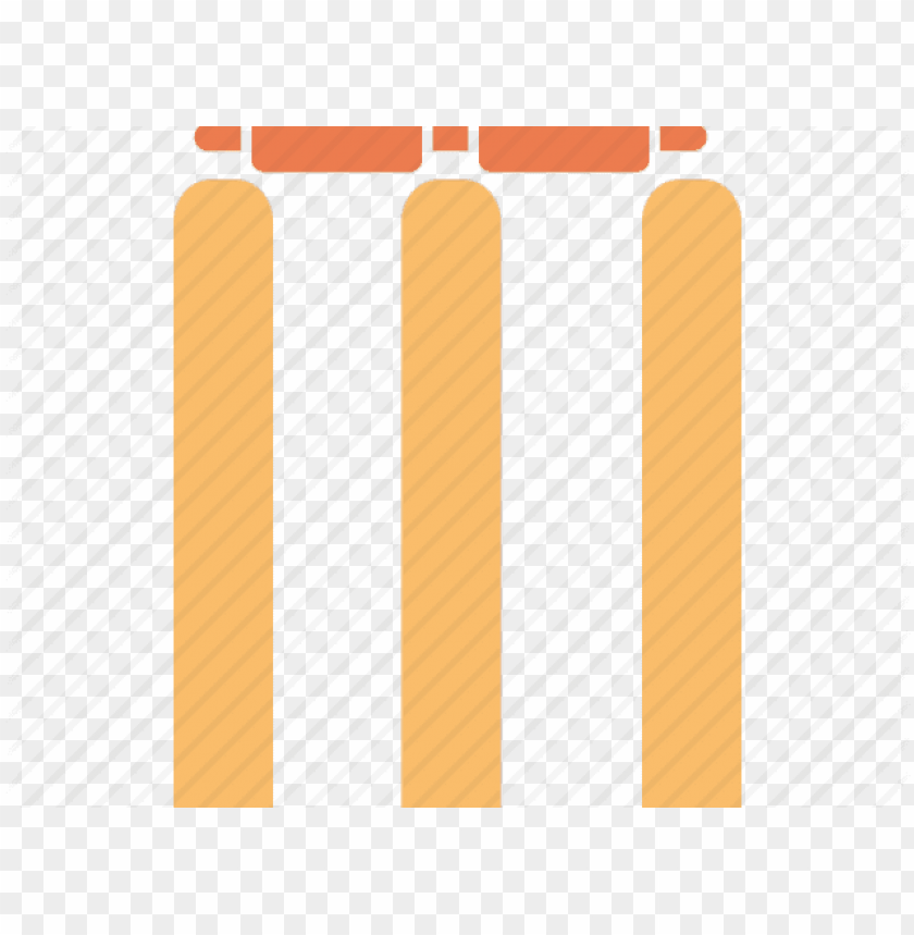 Free download | HD PNG stump clipart cricket wicket orange PNG ...