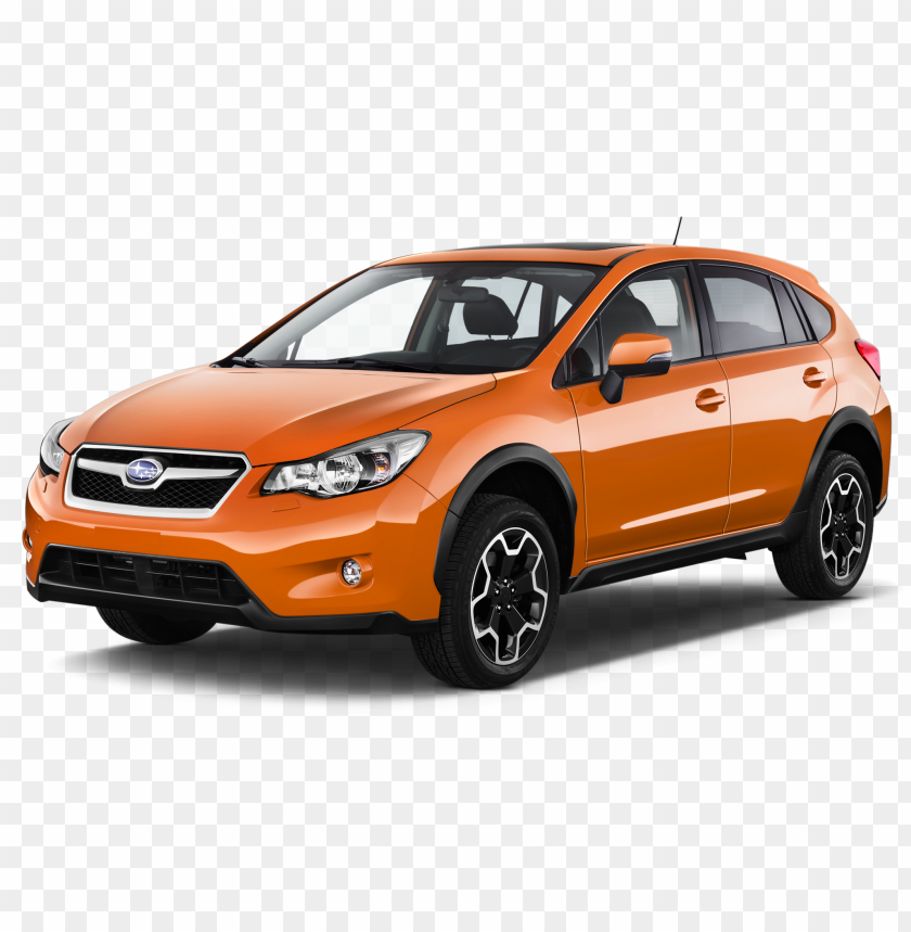 Free download | HD PNG orange subaru crosstrek crossover side view ...