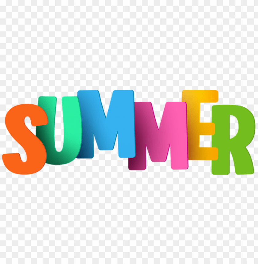 Free download | HD PNG summer colorful text png clipart png photo ...