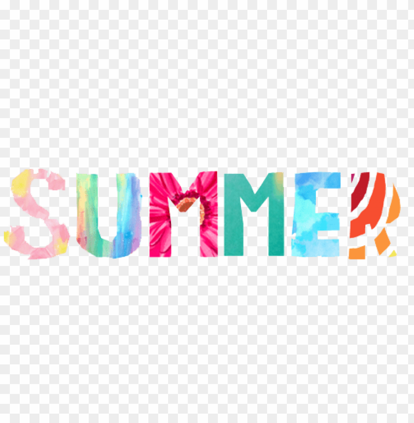 Free download | HD PNG PNG image of colorful summer text png with a ...
