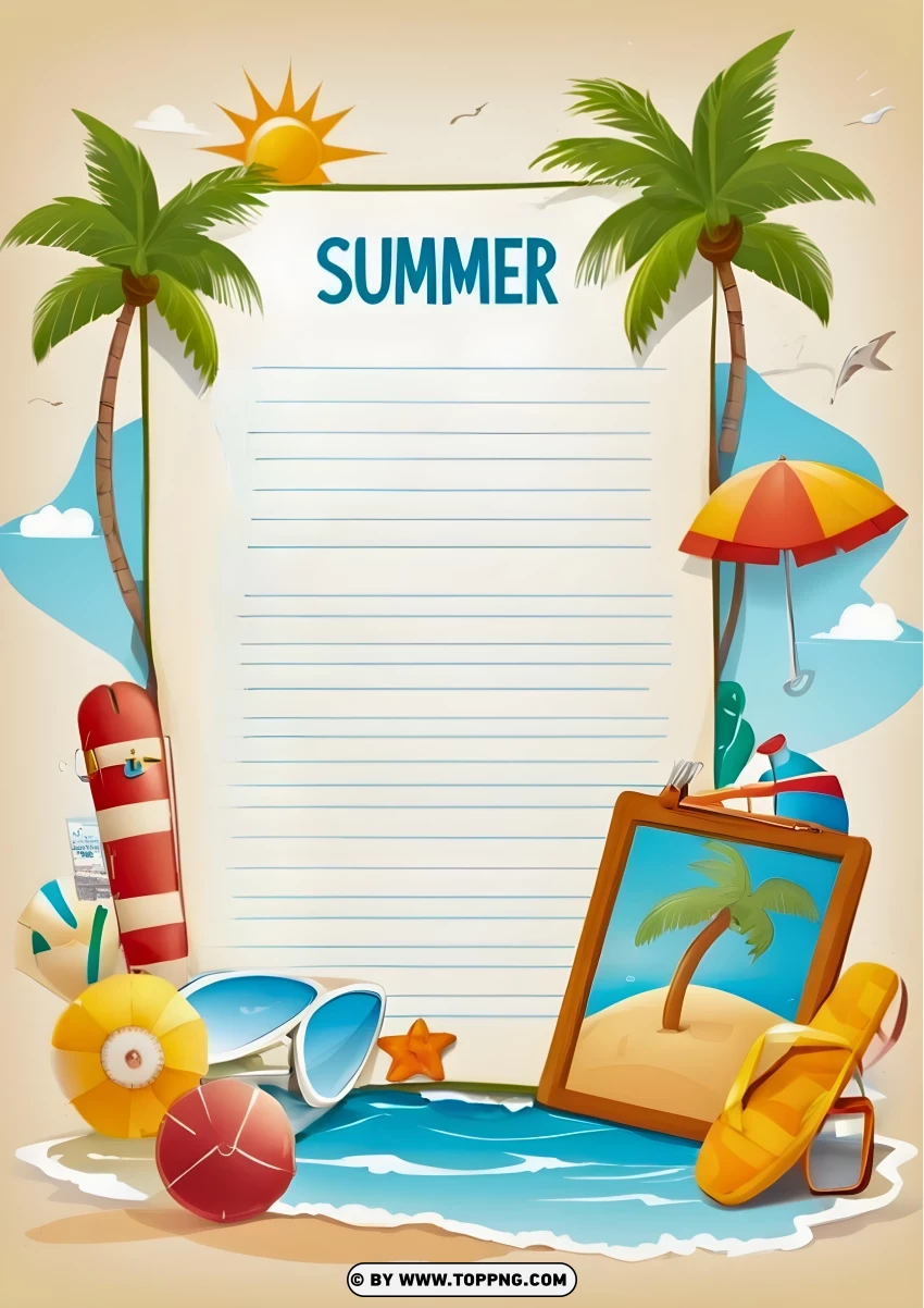 Summer Vacation Homework Cover Page Png cutout PNG & clipart images ... Summer Vacation Homework Cover Page Png cutout PNG & clipart images ...