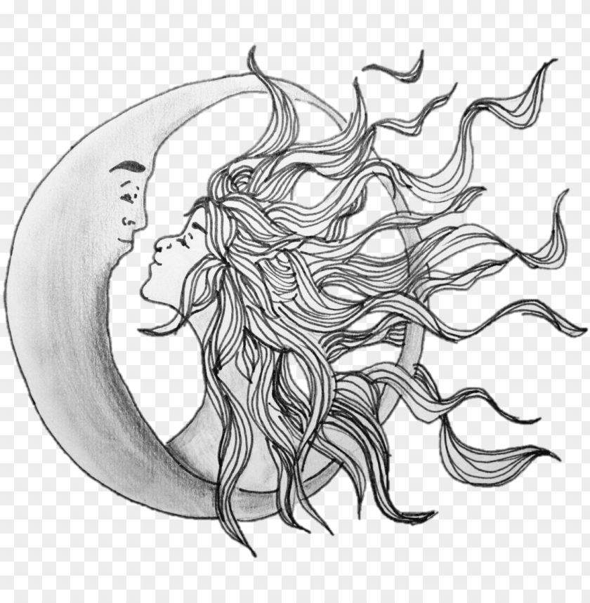 Free download | HD PNG sun and moon illustrations PNG transparent with ...