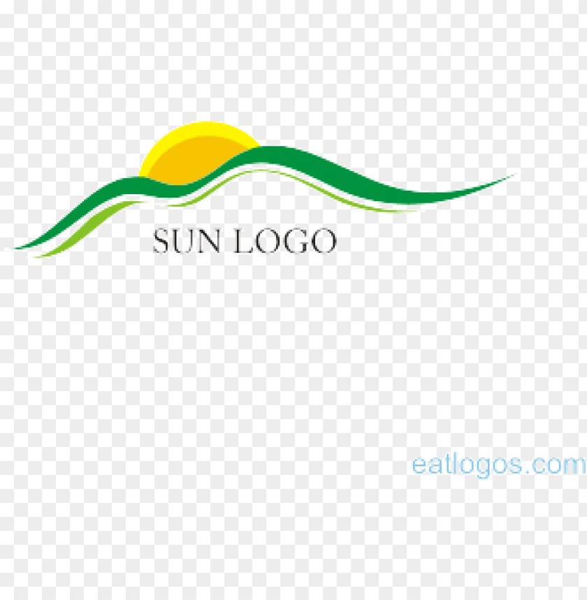 Free download | HD PNG sun with hills logo design download illustratio ...