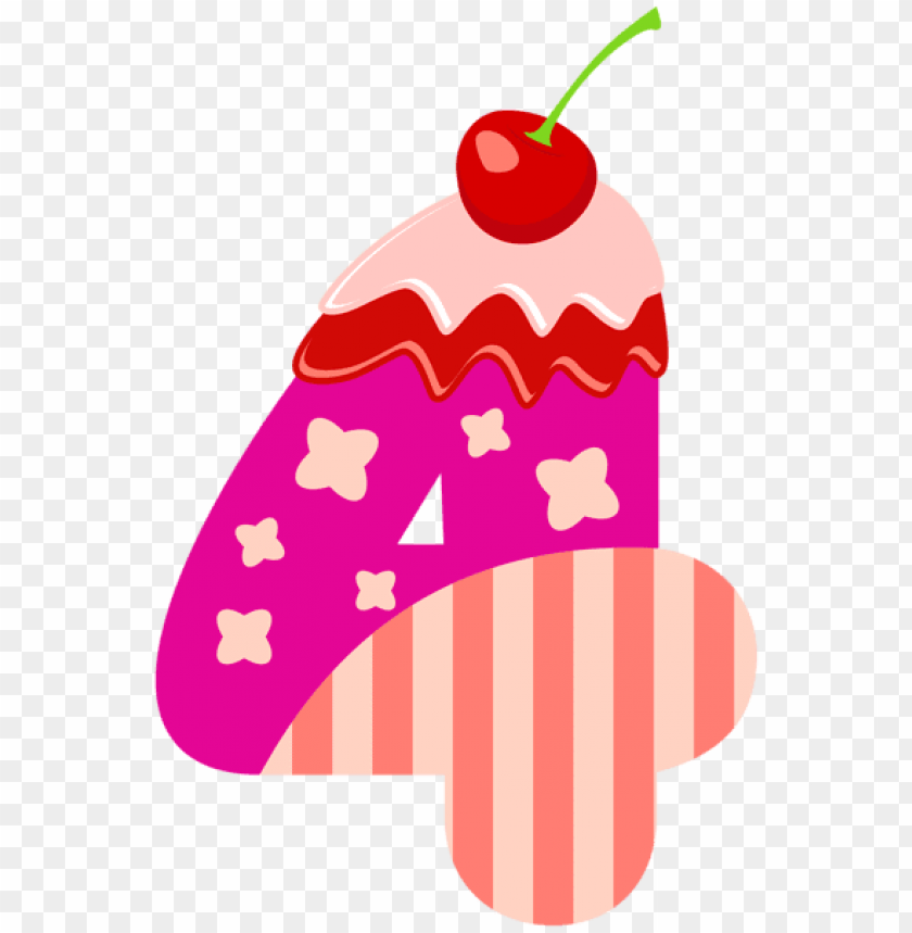 Free download | HD PNG sweet number four clipart png photo - 48896 | TOPpng