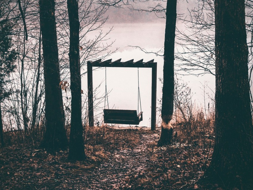 Free download | HD PNG swing autumn trees foliage mood 4k wallpaper ...