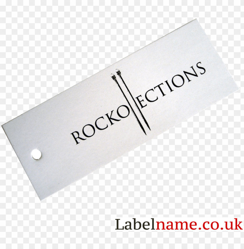 Free download | HD PNG swing tag printed with logo and blank back for ...