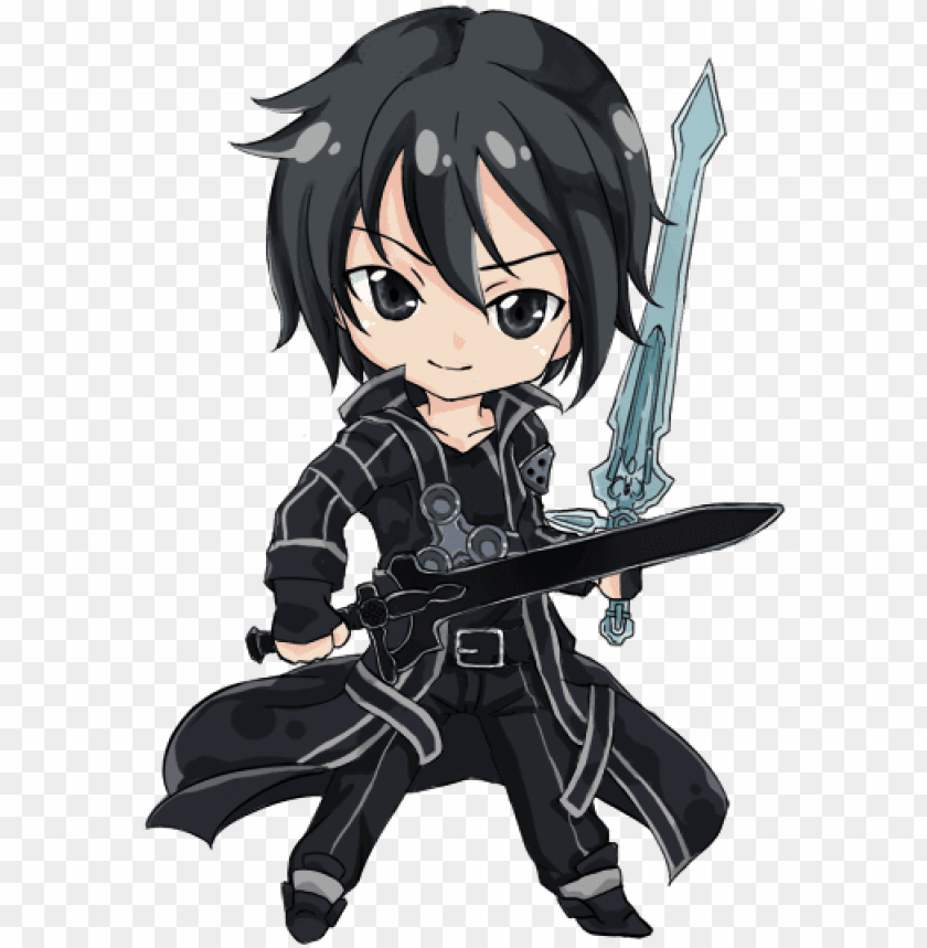 Free download | HD PNG sword art online kirito by d tomoyo attack on ...
