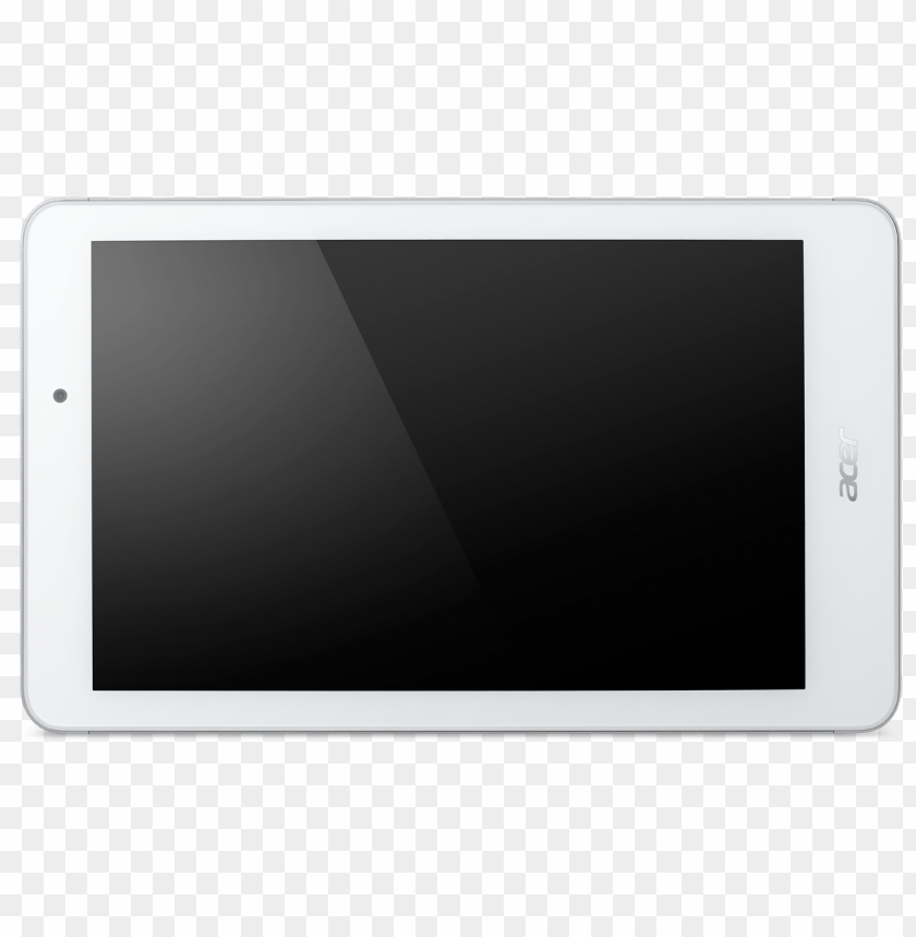 Free download | HD PNG white tablet with blank screen | TOPpng