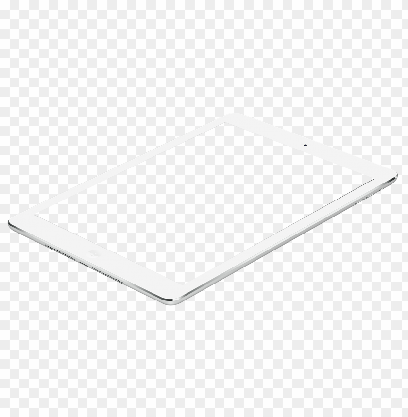 Free download | HD PNG white tablet frame with blank screen | TOPpng