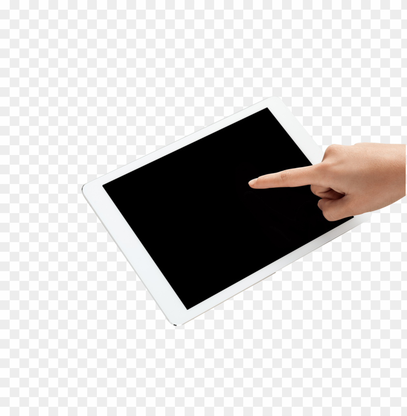 Free download | HD PNG hand pointing at black tablet screen portrait ...