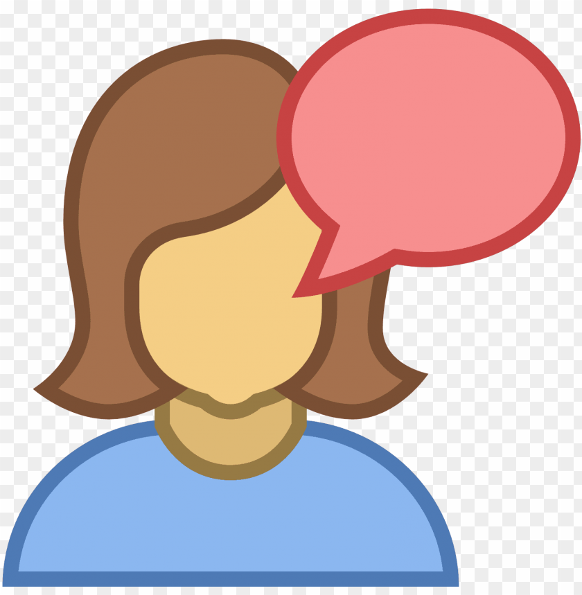 Free download | HD PNG talk female icon female talk icon png - Free PNG ...