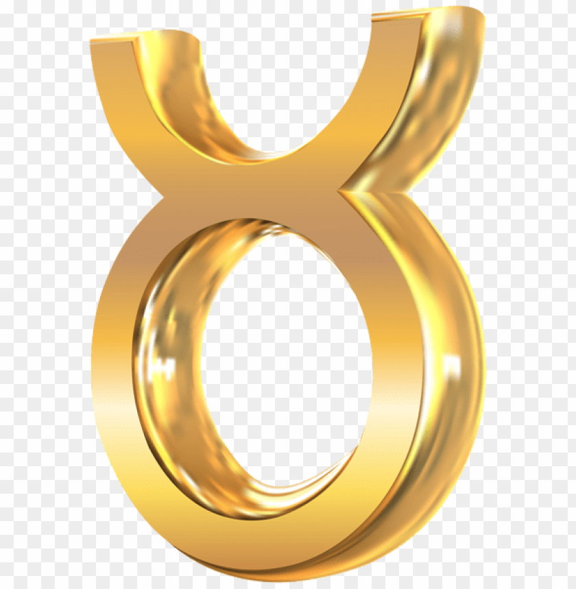 Free download | HD PNG taurus 3d gold zodiac sign clipart png photo ...