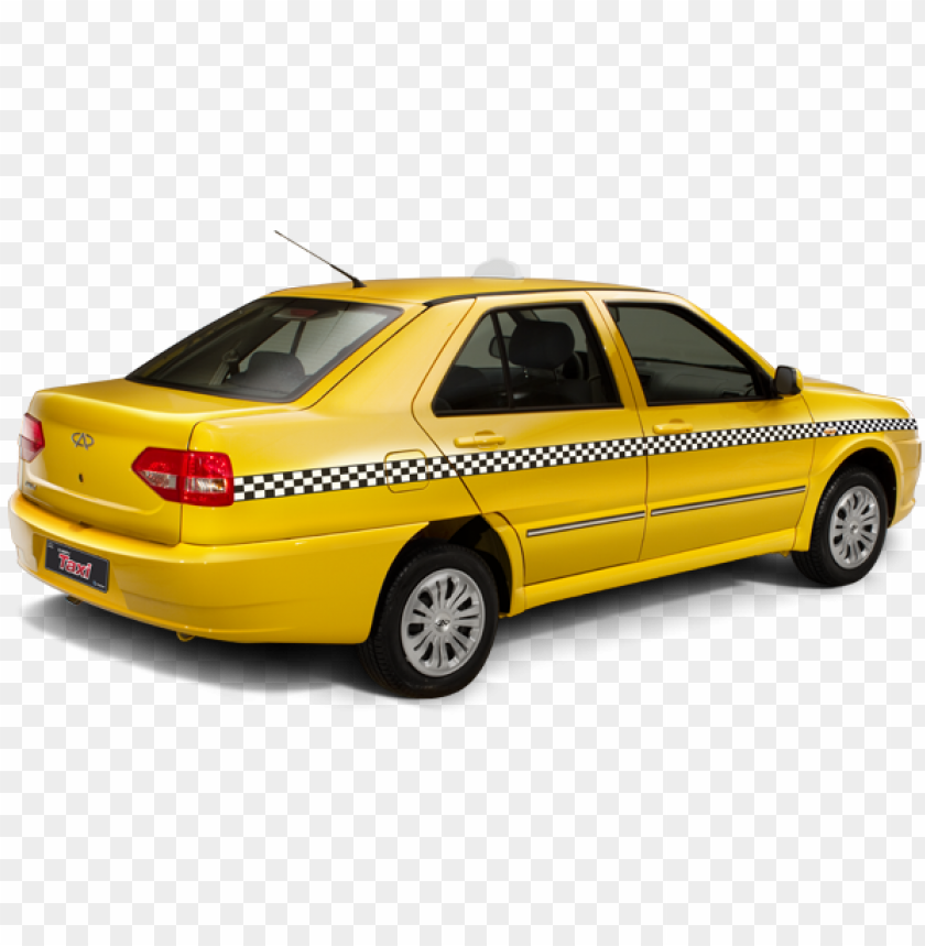 Free download | HD PNG yellow compact taxi rear view - Image ID 481205 ...