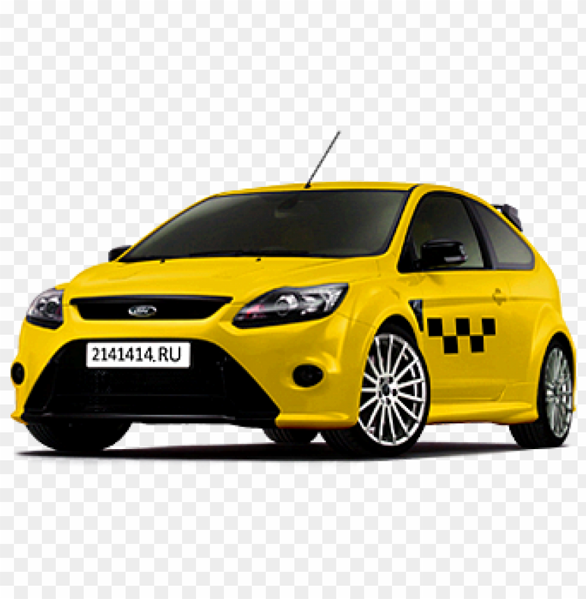 Free download | HD PNG yellow ford taxi hatchback side view - Image ID ...