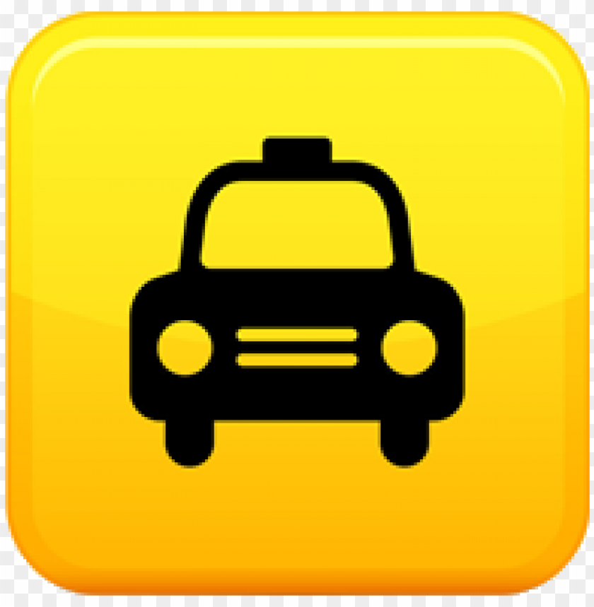 Free download | HD PNG taxi yellow car icon png | TOPpng