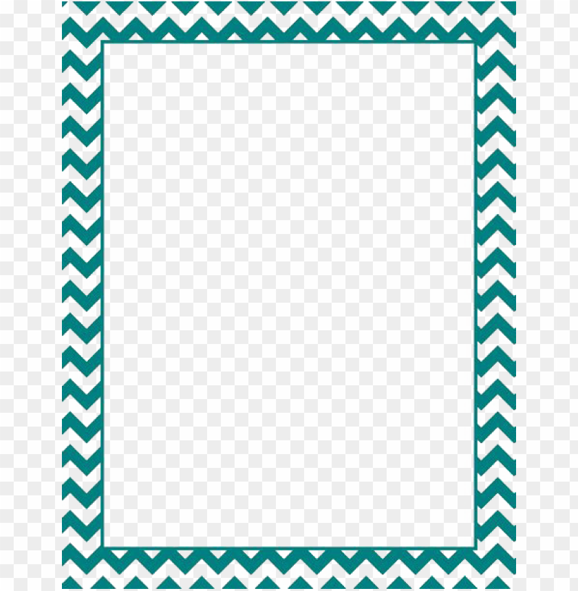 Free download | HD PNG turquoise frame with zigzag patterns and ...