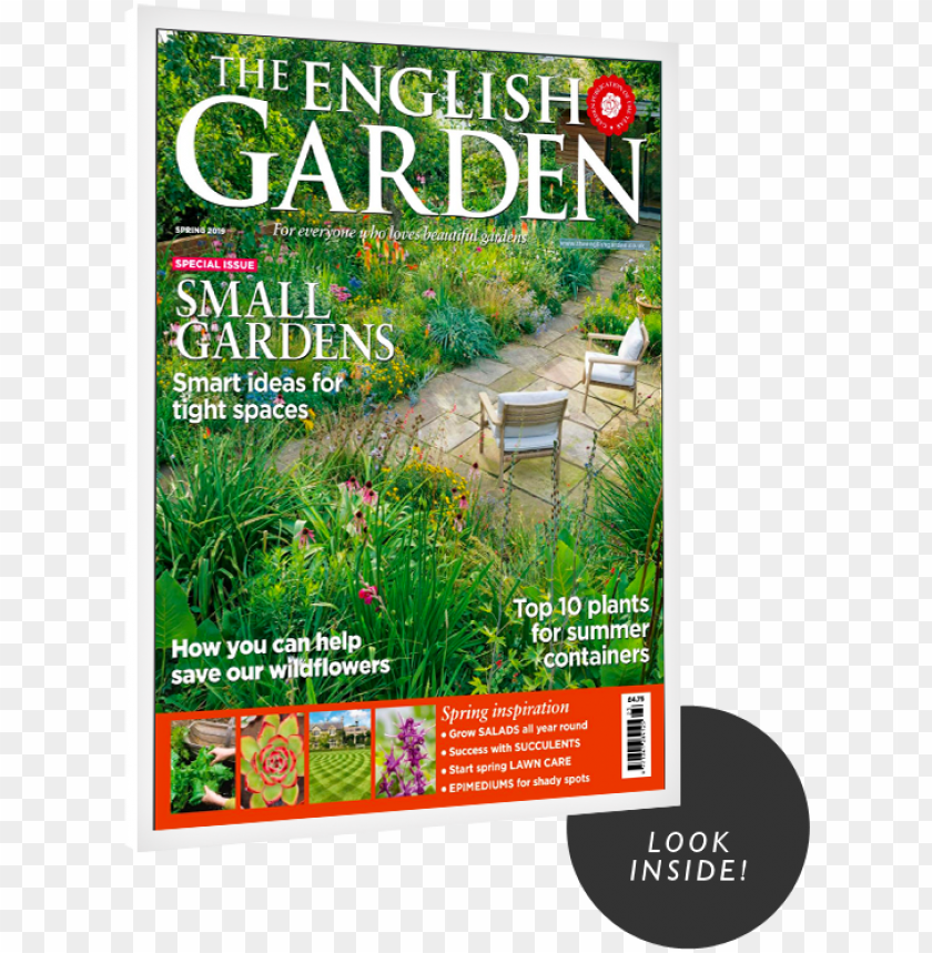 Free download | HD PNG teg sample magazine cover the english garden ...