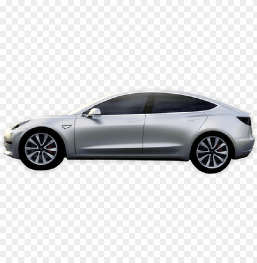 Free download | HD PNG tesla model 3 in silver with modern design ...