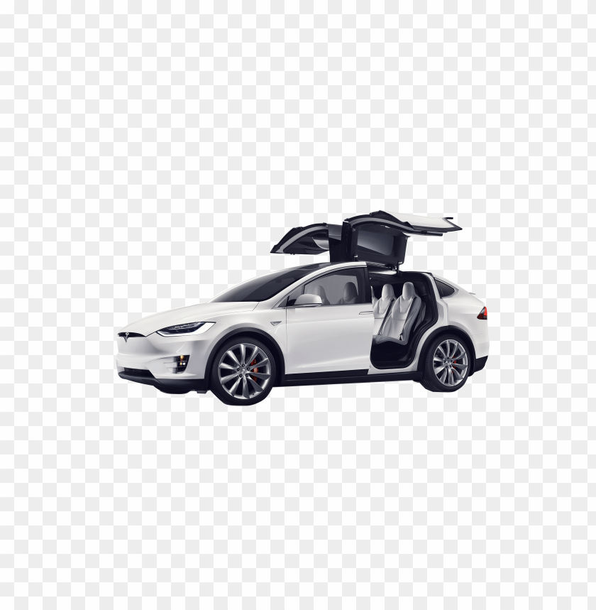 Free download | HD PNG tesla model x white open doors png | TOPpng