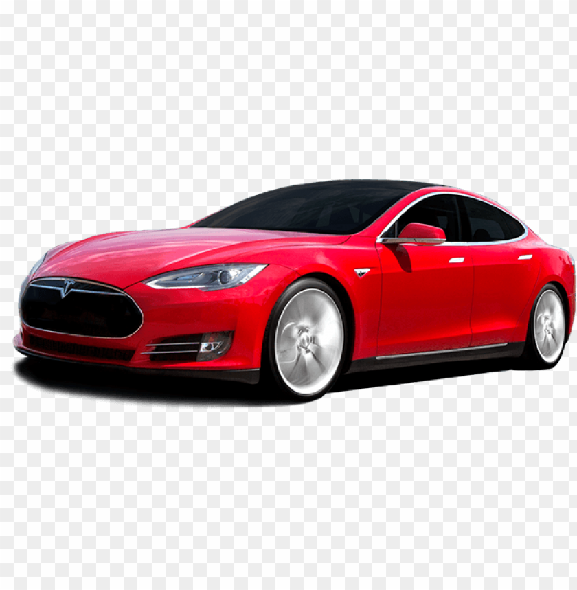 Free download | HD PNG tesla model s red high performance png | TOPpng