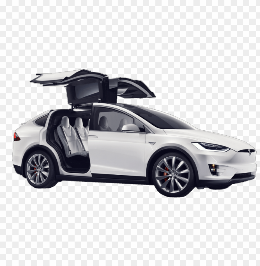 Free download | HD PNG tesla model x white falcon wing png | TOPpng