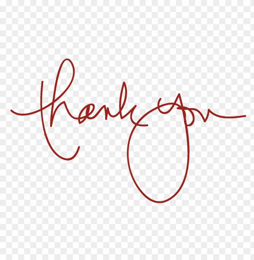 Free download | HD PNG thank you handwritten PNG transparent with Clear ...