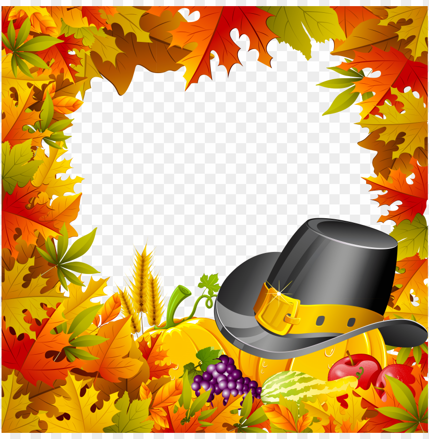 Free download | HD PNG thanksgiving transparent frame background best ...