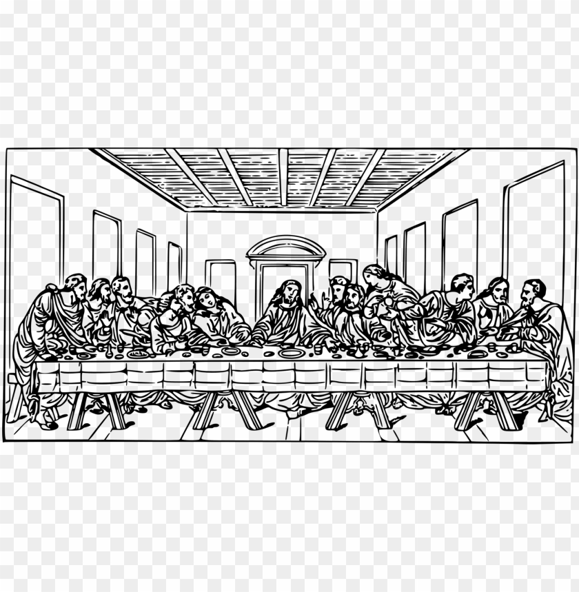 Free download | HD PNG the last supper christian clip art eucharist ...