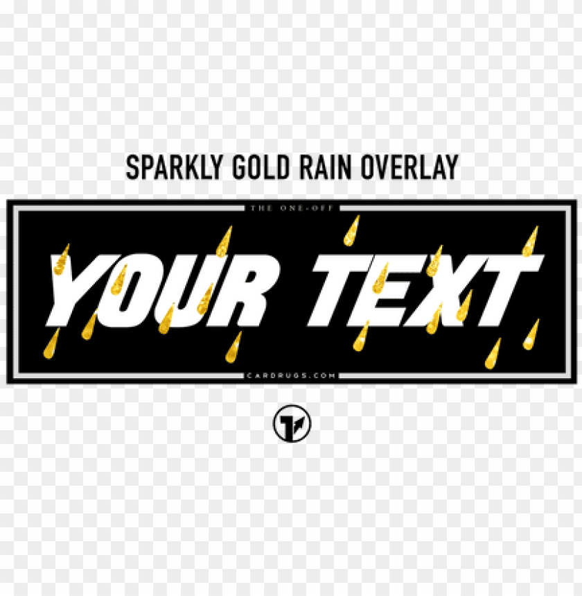 Free download | HD PNG the one off 3rd layer gold rain overlay choose ...