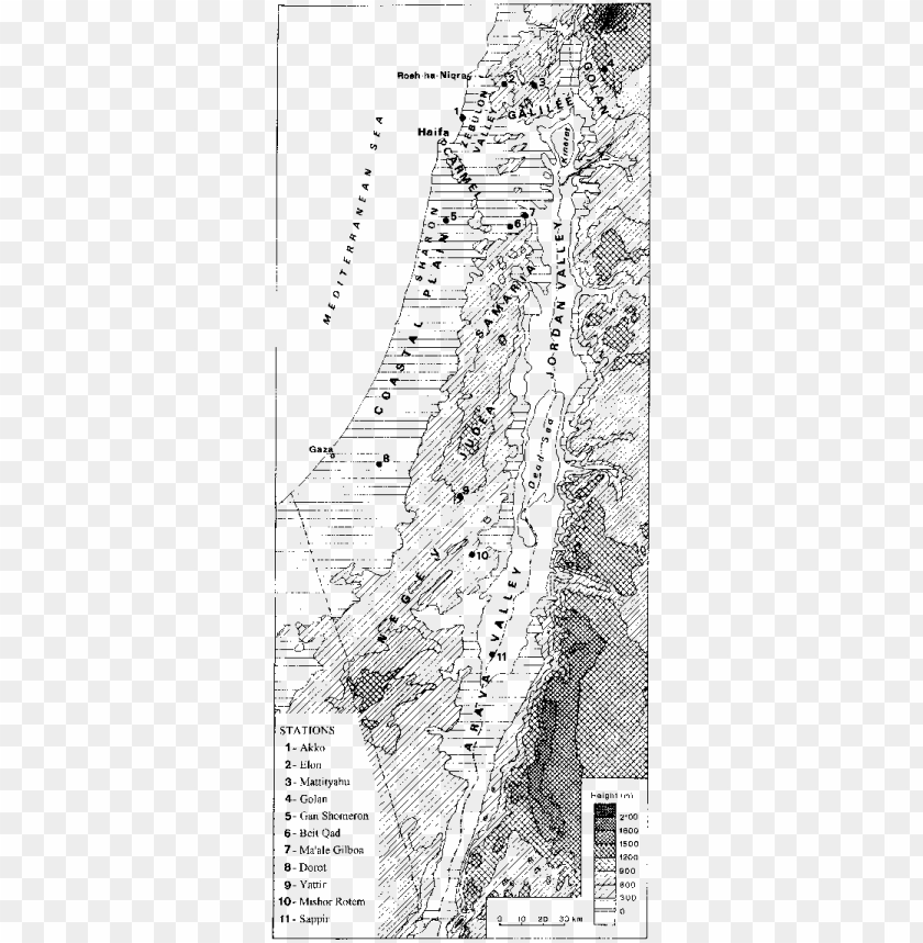 Free download | HD PNG the topography of israel and the location of the ...