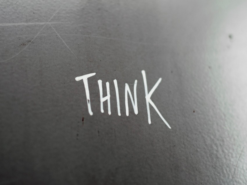 Free download | HD PNG think inscription word wall 4k wallpaper | TOPpng