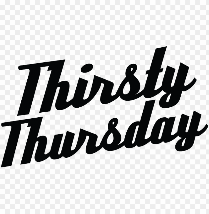 Free download | HD PNG thirsty thursday bar signs PNG transparent with ...